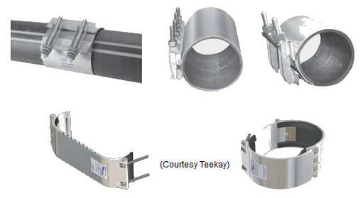Localized Damage | HDPE Repair Clamps | Pipe Repair Clamps | Waterline ...